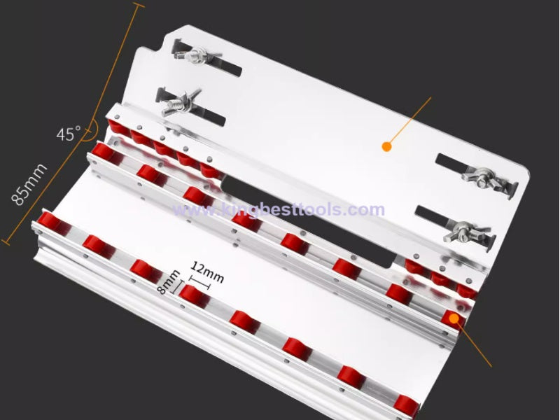 45 Degree Bevel Plate on Wheels Chamfer Plate Bevel Support Bevel Brac ...