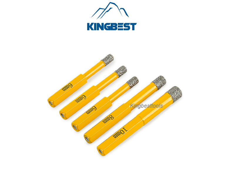 Dry Tile Drilling Set Brazing Hole Opener For Quartz Marble Glass (5 p ...