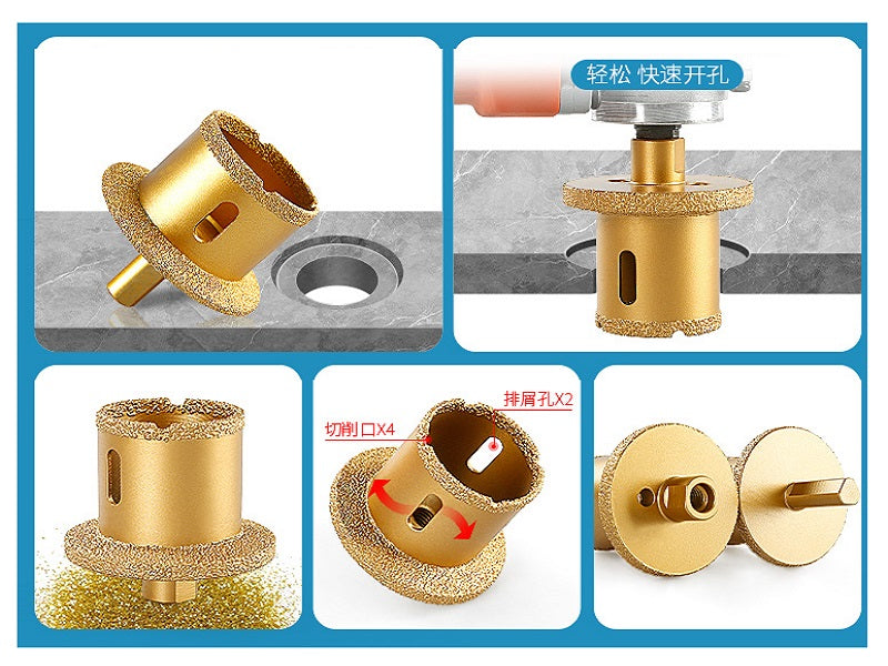 Drilling Bits for Drain Hole--Marble Preferred – Kingbest Tools ...
