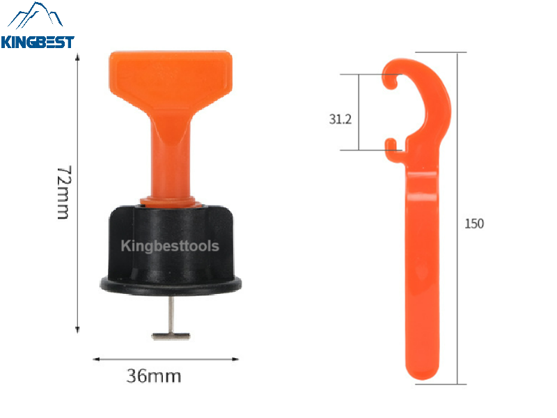 Tile Leveling Ceramic Leveler Wedge Leveling System Clips Spacers Tile ...
